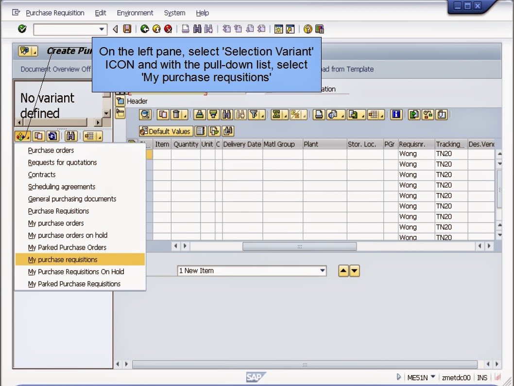 青蛙SAP分享 Froggy's SAP sharing: Step by Step - ME51N (Create Purchase ...