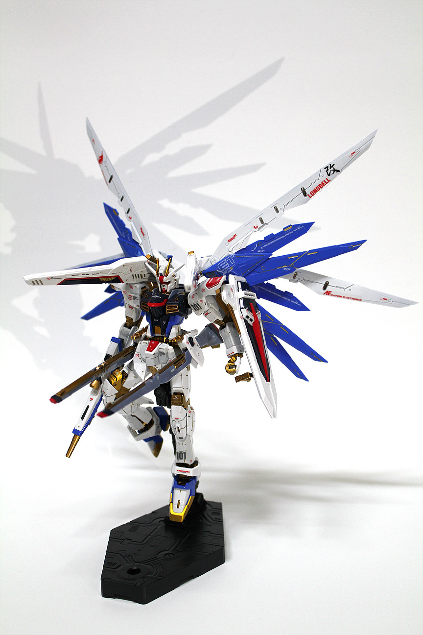 Custom Build: RG 1/144 Freedom Gundam "Gold Frame"