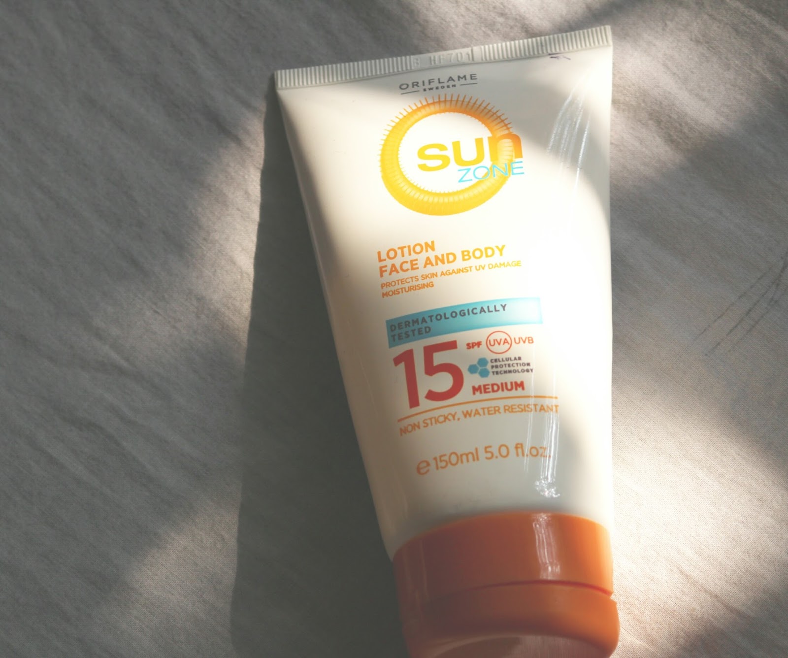Review About the Oriflame Sun Zone Sunscreen