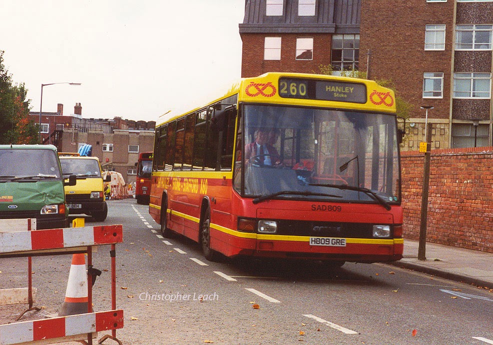 Busworld Photography: H809 GRE: Optare Delta carries the Staffordshire ...