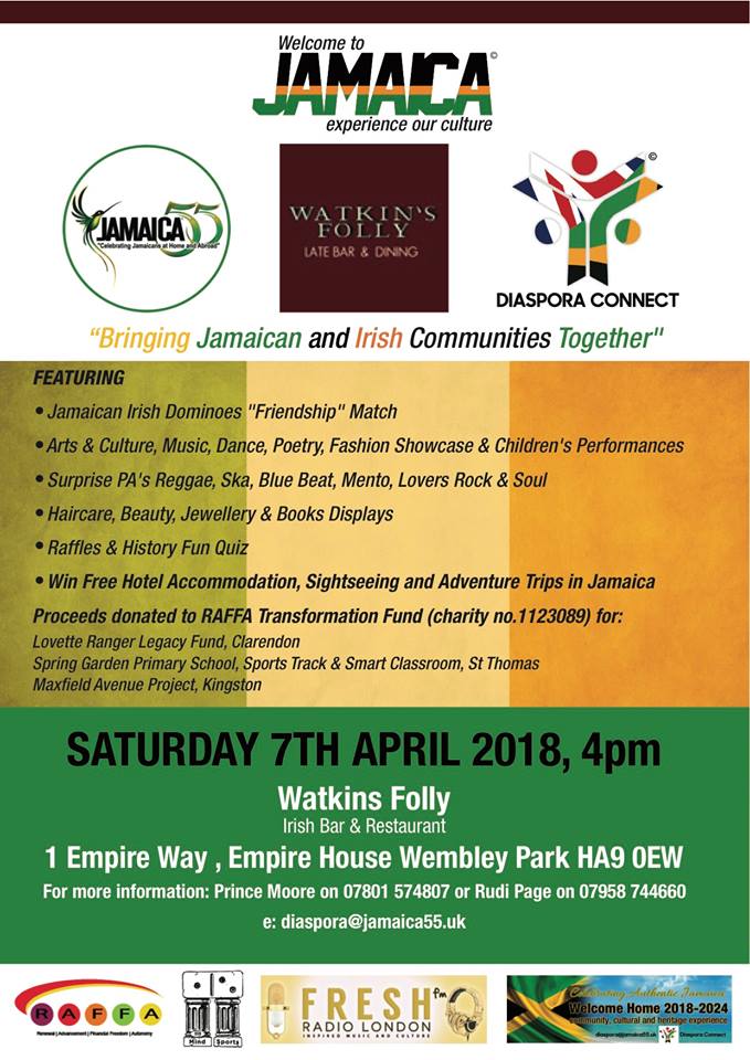 WEMBLEY MATTERS: Jamaica v Ireland dominoes fundraiser & more at ...