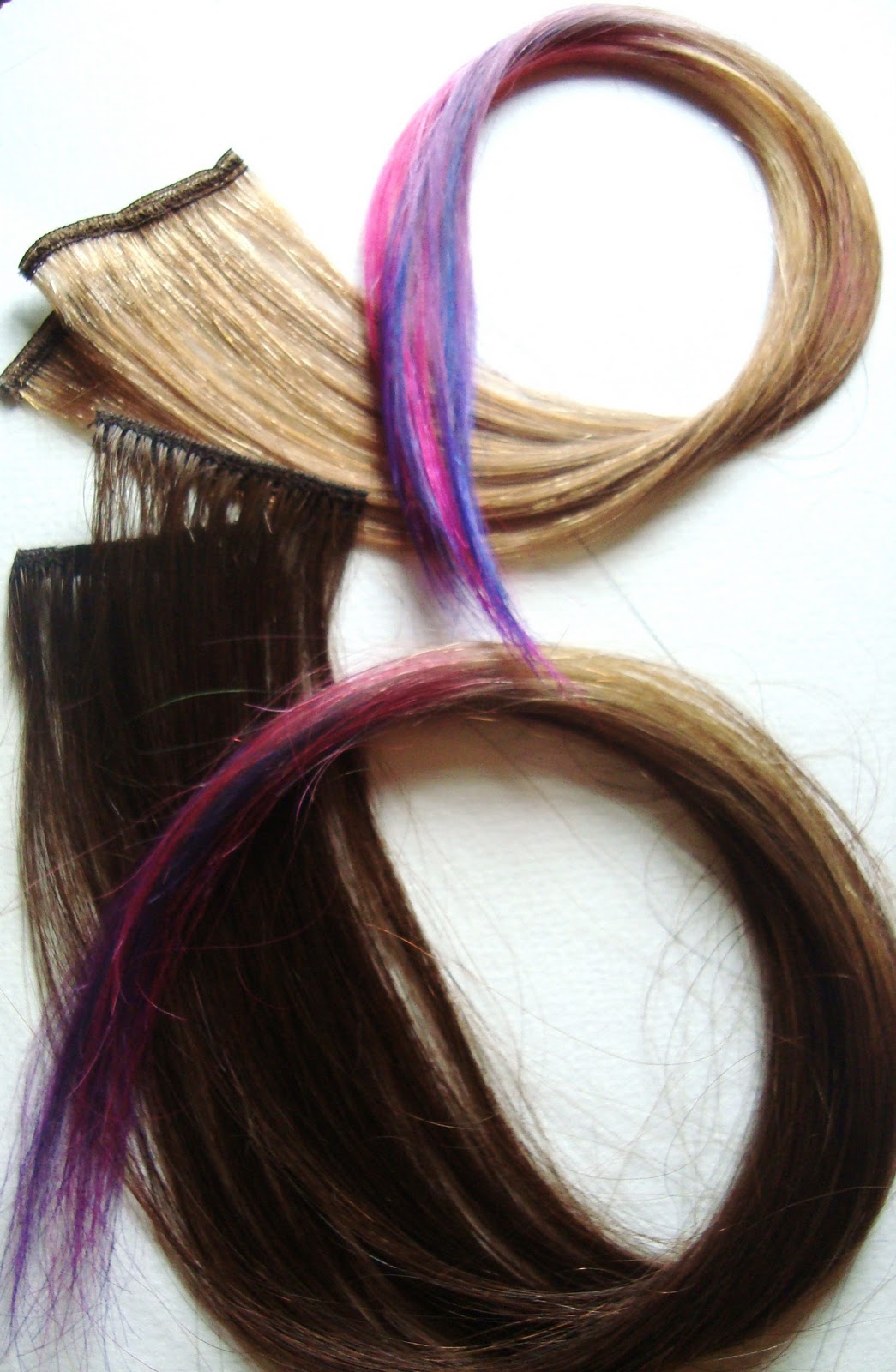 TheTimeChild: Dip dye hair extensions