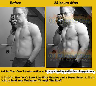 Photoshop Muscle and Fitness Motivation
