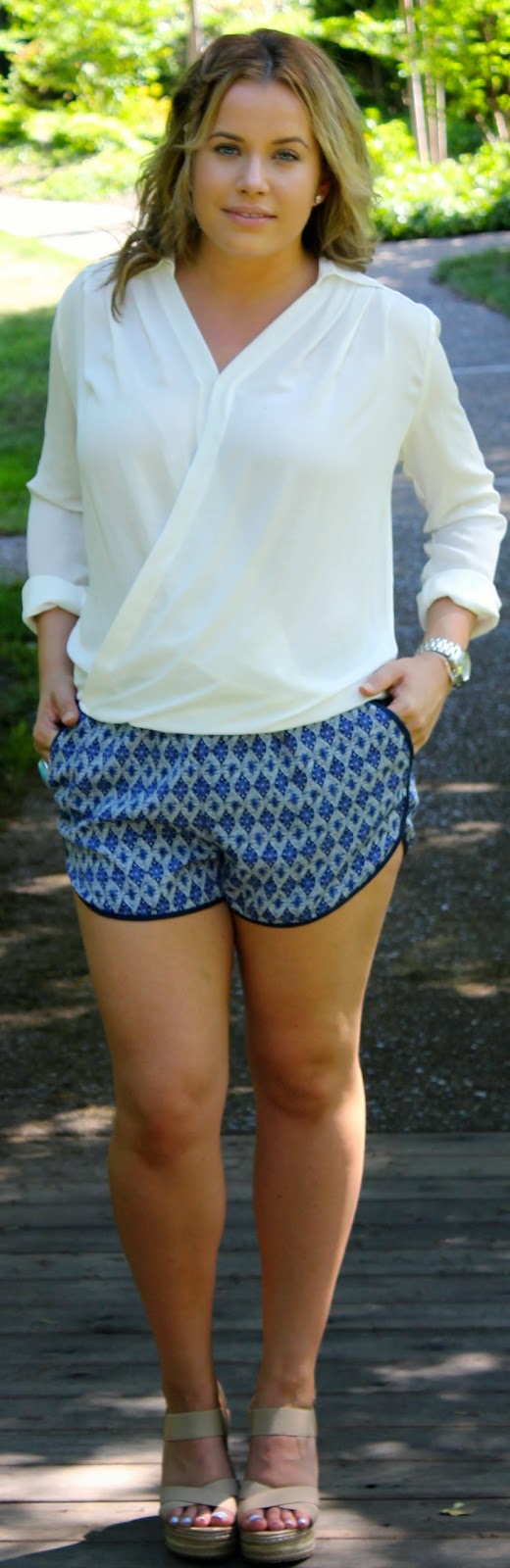 same chic new day: a stunning spin on your summer shorts