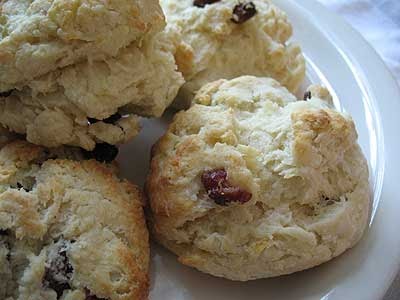 Raisin Cranberry Tea Biscuits | Lisa's Kitchen | Vegetarian Recipes ...
