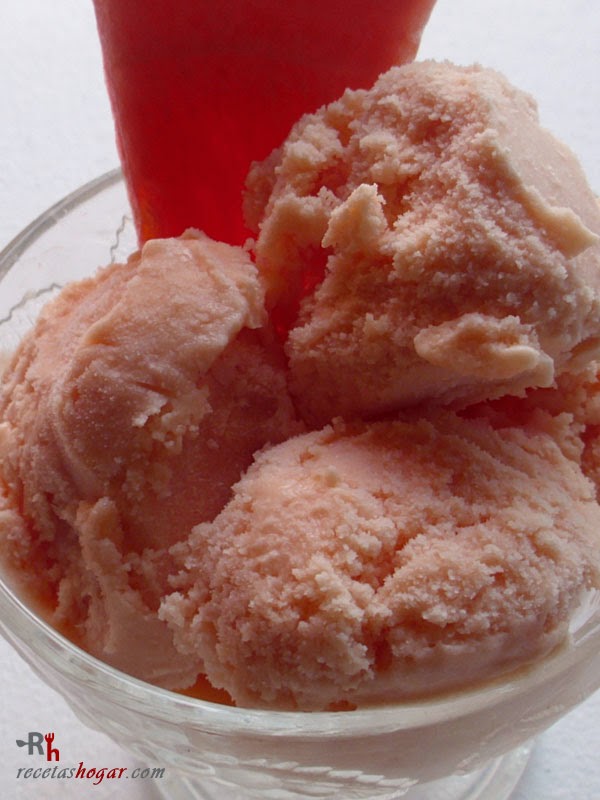 Helado de sandía - Receta de cocina casera