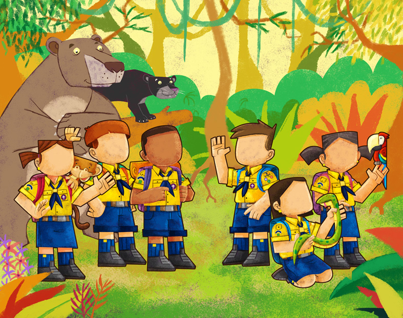 Israel Ramirez: Ilustraciones Scouts