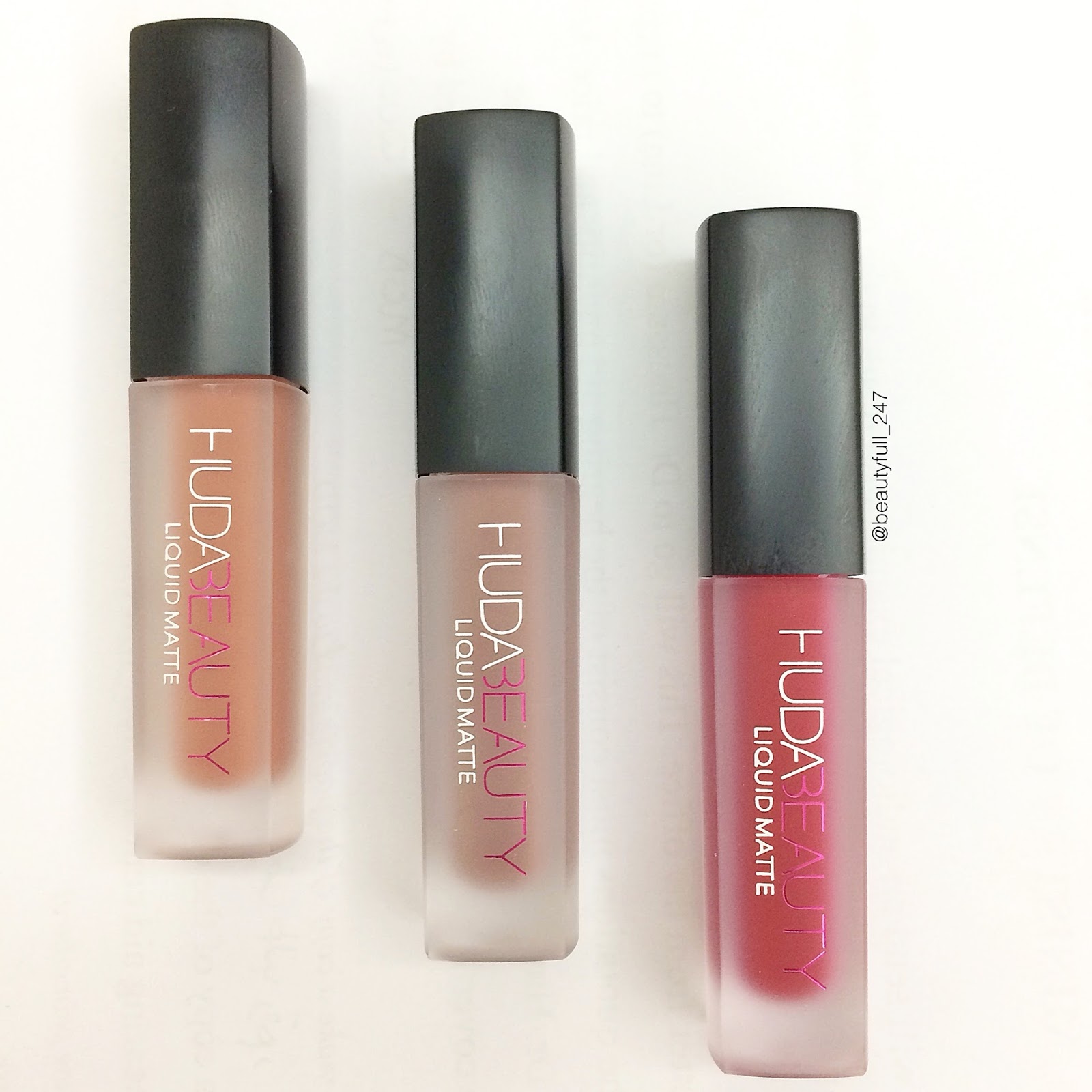 Huda Beauty Liquid Matte Lipstick ~ Beautyfull 24/7