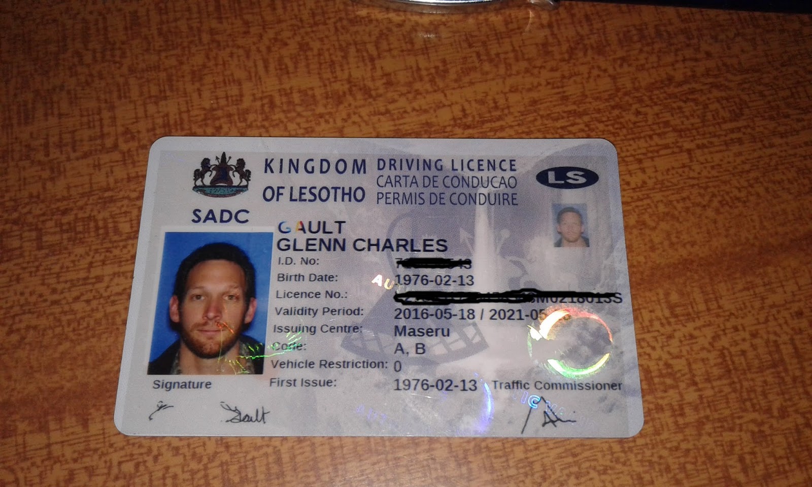 Gaults in Lesotho: What Did You Do Yesterday?