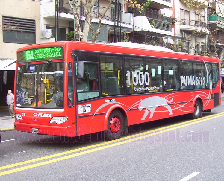 Colectibus - Zona de Buses: LINEA 61