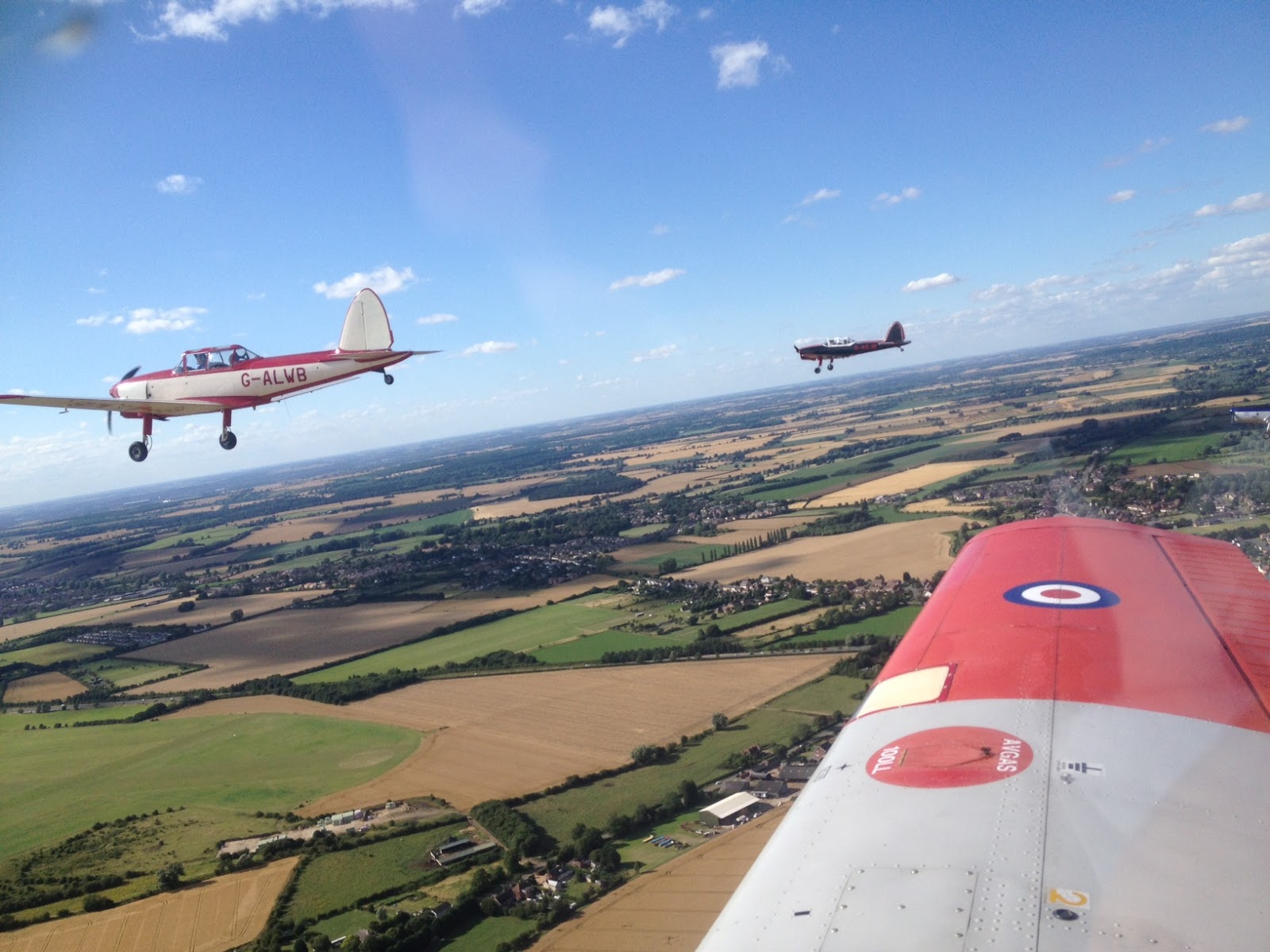 flylogical: RAF Henlow "100" Bulldog & Chipmunk Flyby