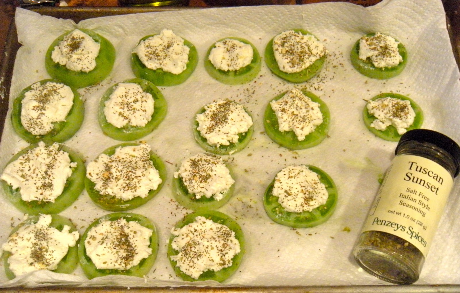 Sweetie Petitti: Green Tomato Appetizer