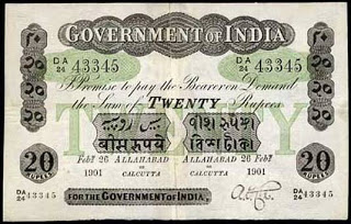 Old Currency Notes of India - Old Indian Currency 20 Rupees Notes ...