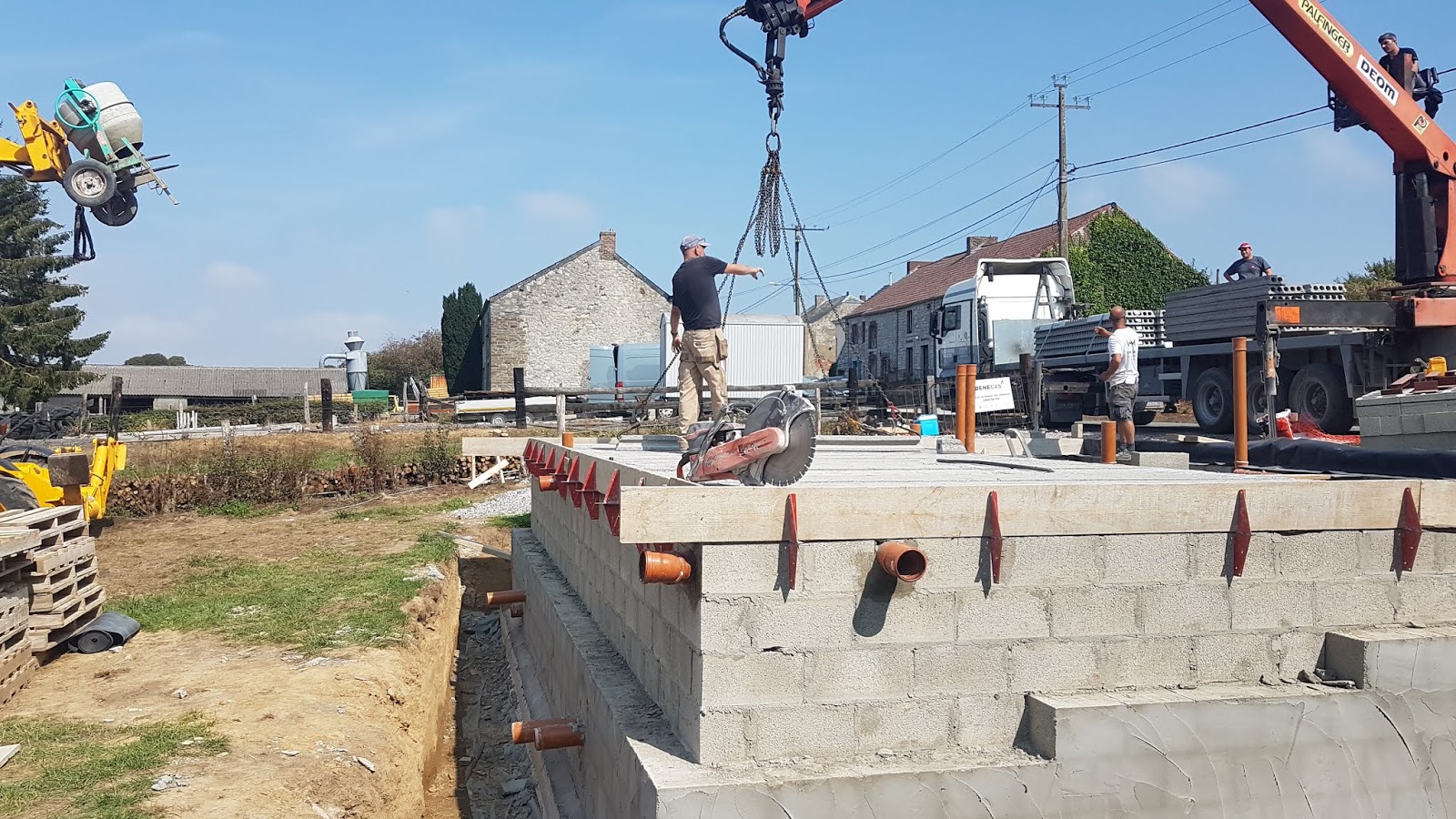 maisoncomperestave MC 136: jour 18 (23/08/18) pose des hourdis et ...