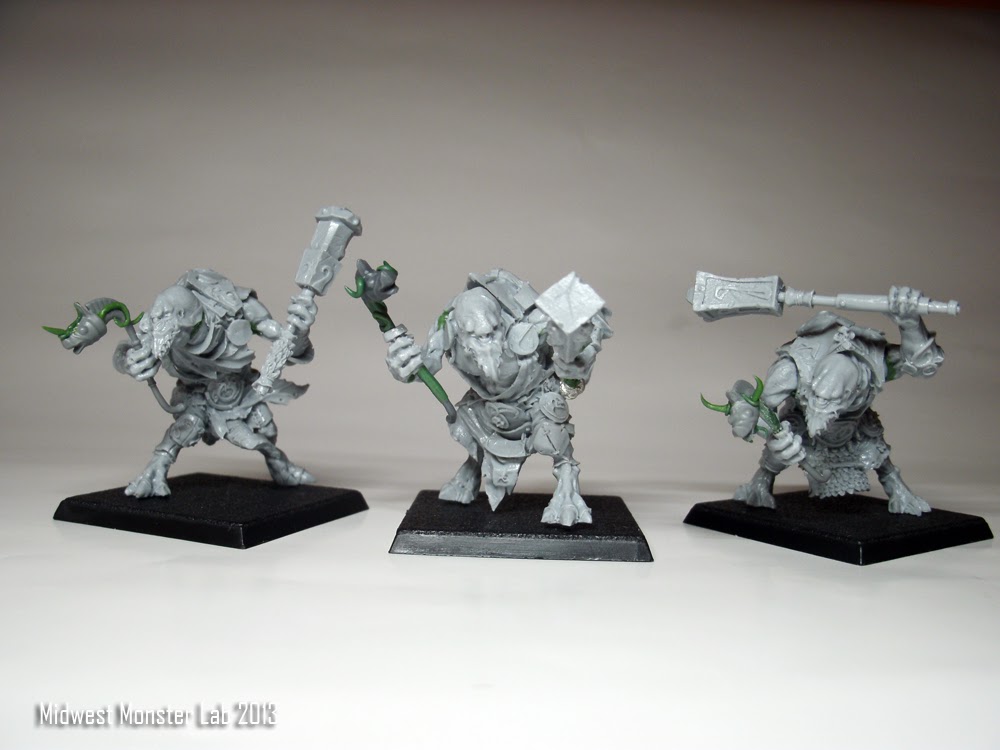 Monster Lab Miniatures: A Fimir Showcase: Command Model Conversions