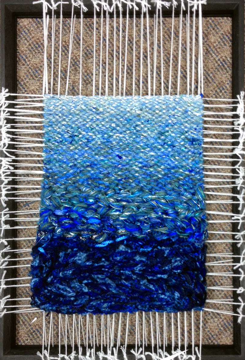 Dimensional Weaving - Martina Celerin 3D fiber art: Weaving Water and ...
