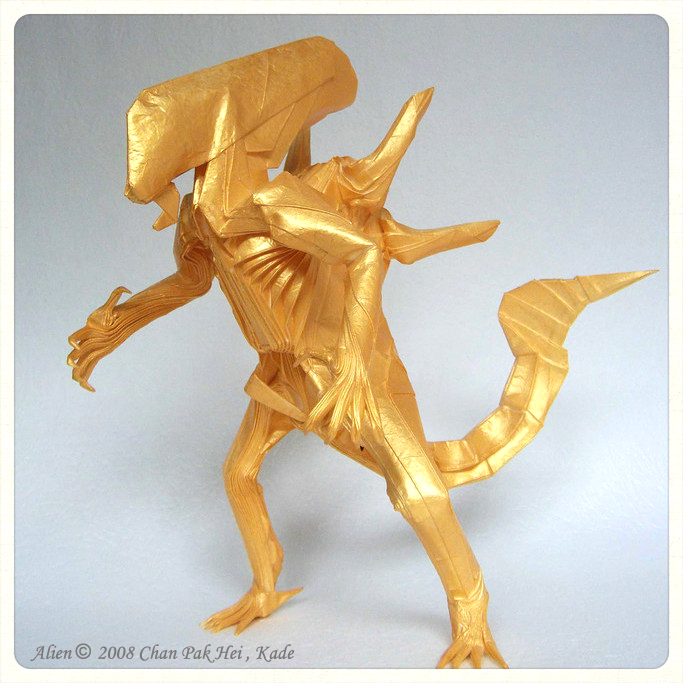 Kade Chan Origami Blog 香港摺紙工作室 (日誌): Alien 異形