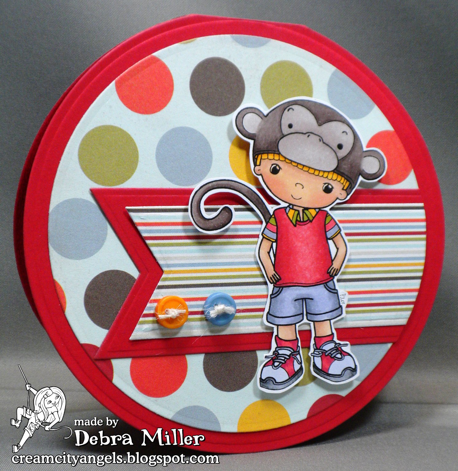 Cream City Angels: Little Miss Muffet: Cheeky Monkey