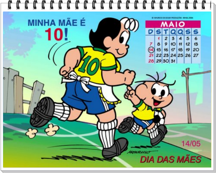 CANTINHO DA MAMI: Datas comemorativas do mês de Maio com a Turma da Mônica.