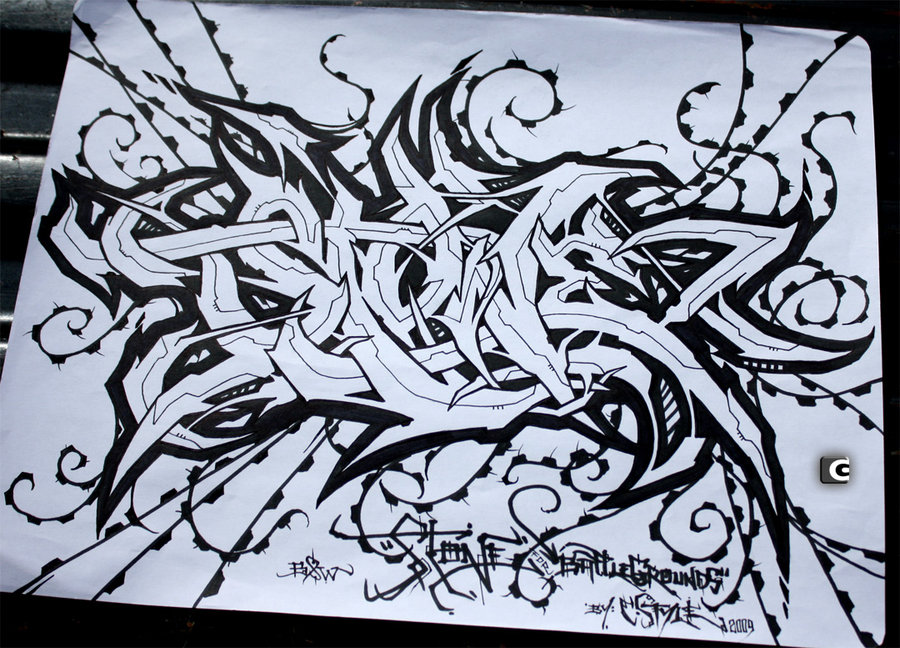 Cool Notebook Graffiti Art | Right Shot in the Right Time