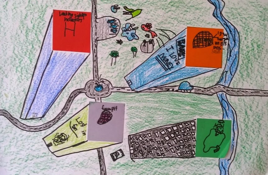 Mrs. Portis' Amazing Artists: Second Grade Bird's Eye View City