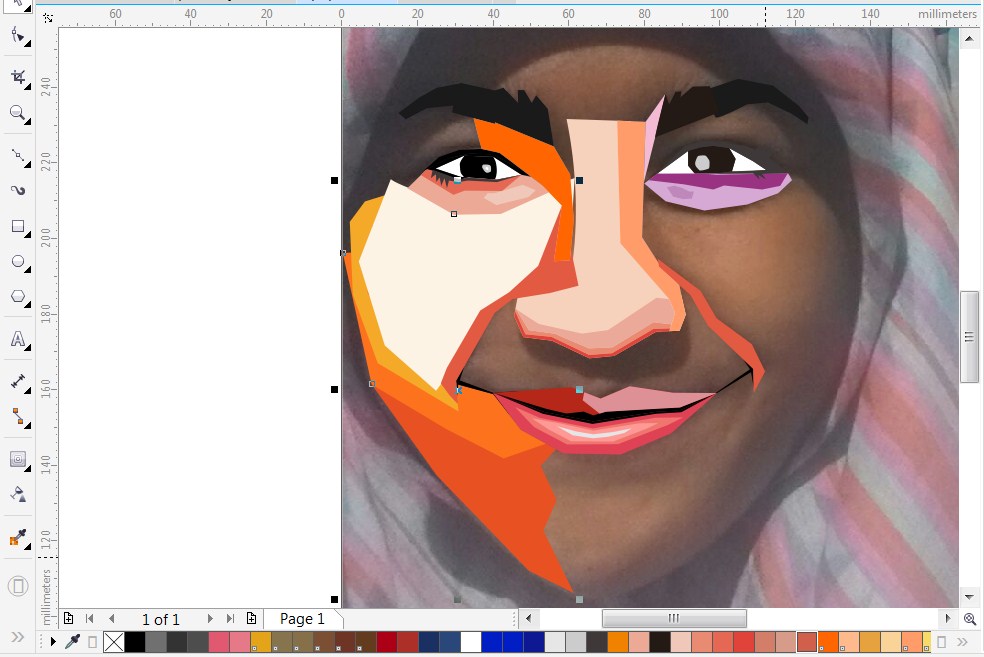 Tutorial Cara Membuat WPAP dengan Corel Draw