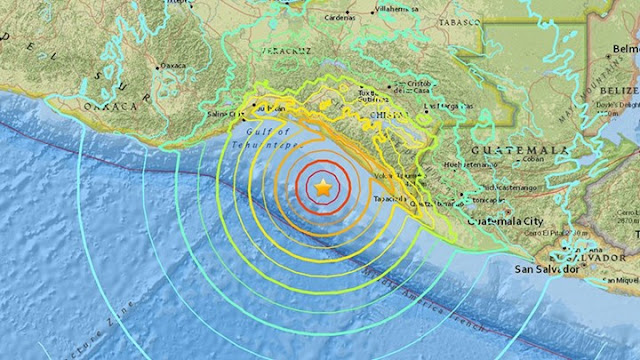 Powerful earthquake hits off Mexico; tsunamis possible - Weather Alert ...