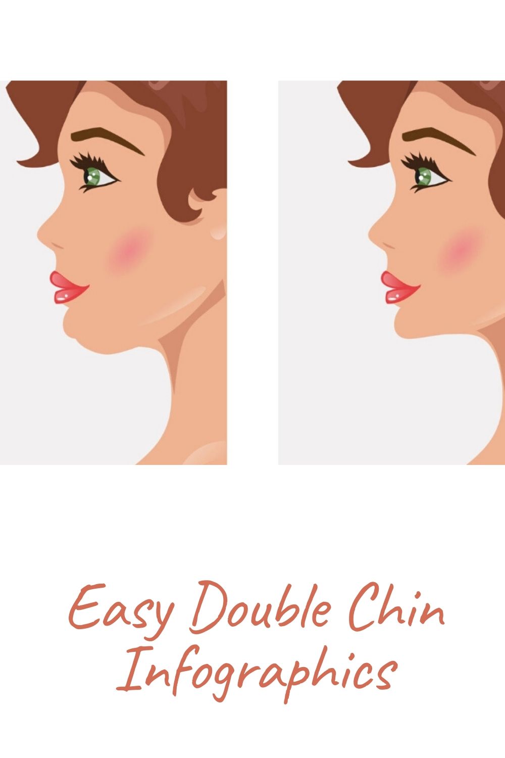 Easy Double Chin Infographics