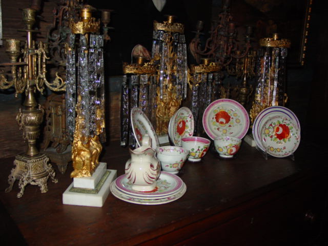 A dark and gaudy house at midnight in Alabama