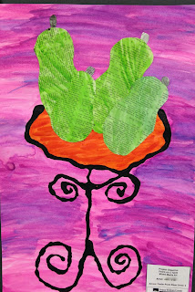Art Room Blog: 4th Grade Mixed Media Still Life...