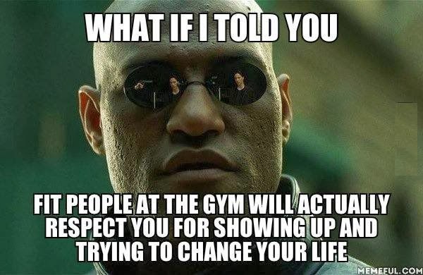 What if i told you, fit people at the gym will actually respect you for ...
