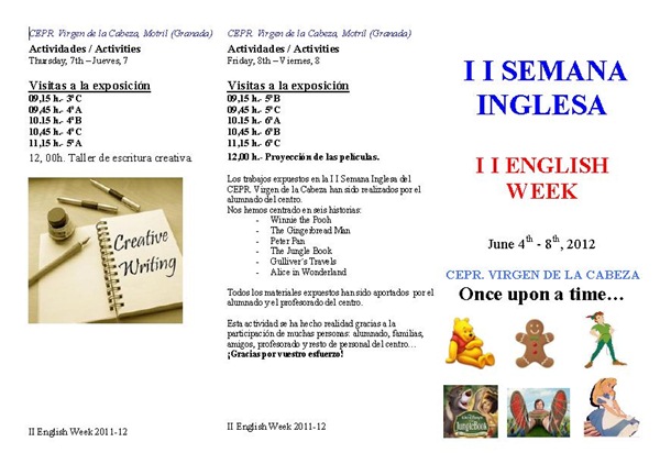 II English Week. Actividades | S & C