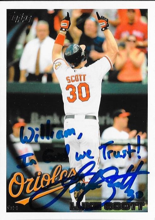 foul bunt: TTM Success - Luke Scott