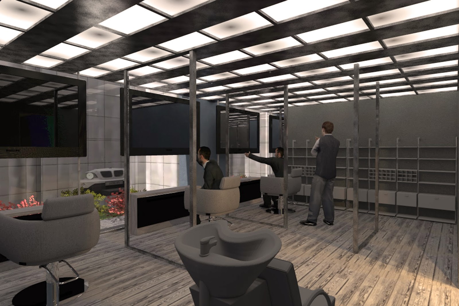 Arquitectura y Diseño: BARBER SHOP