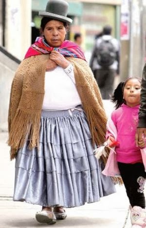 Las emblemáticas damas de pollera | Tradiciones y Costumbres de Bolivia