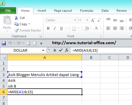 Mengenal Rumus MID Excel - Belajar | Tutorial Office