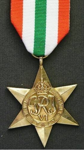 British Army Medals: The Italy Star