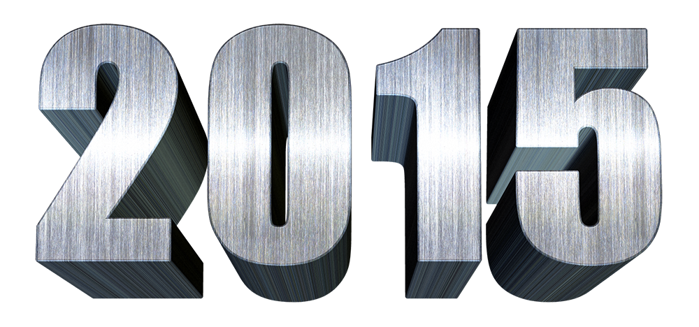 2015 en 3D - Nombres en 3D gratis