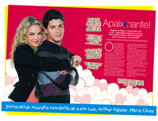 Crazy Lua Blanco: LUA BLANCO E ARTHUR AGUIAR POSAM PARA A CAPA DA YES!TEEN ♥