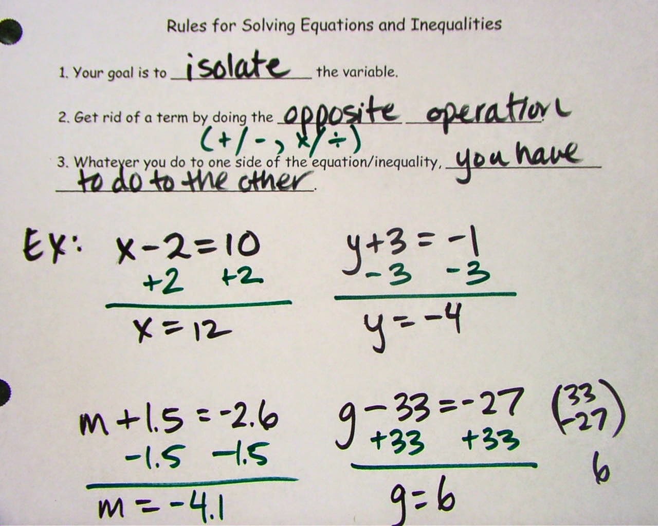 Math 7 with Mrs. VanDyke: February 11, Wednesday