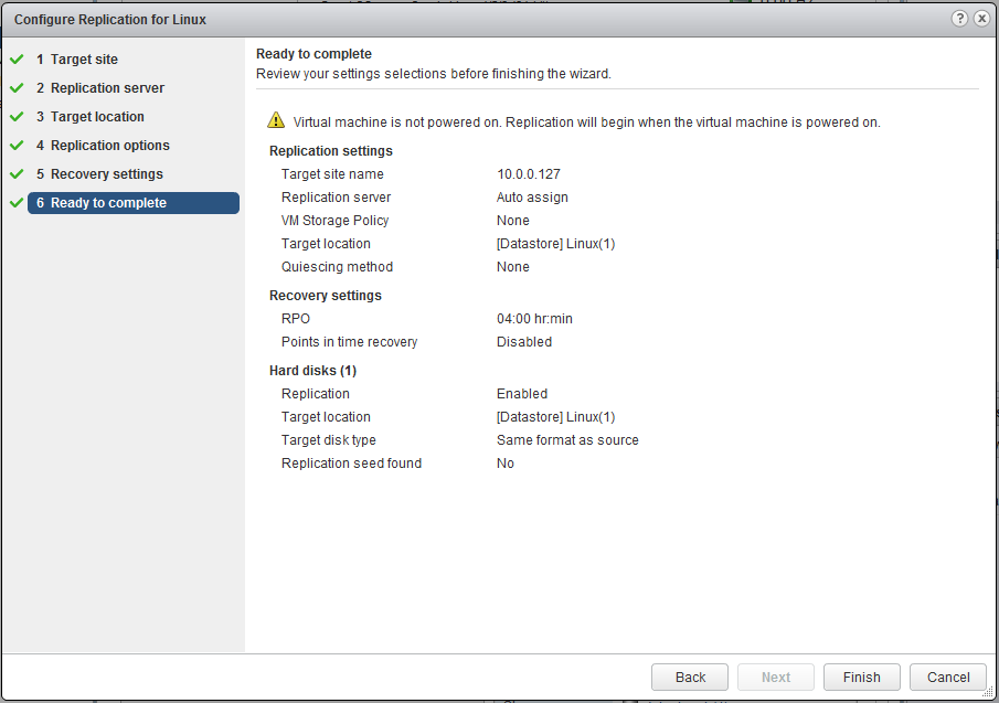 Hostile Coding Vmware Vsphere Replication Part 5 Enable Replication