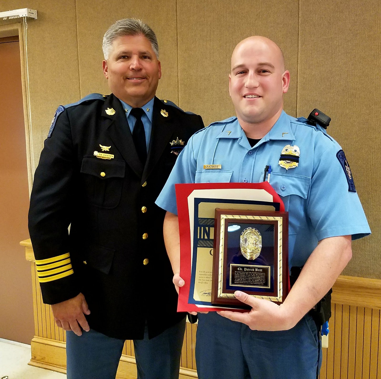 St. Mary's County Sheriff's Office - News: Awards Bestowed to Law ...