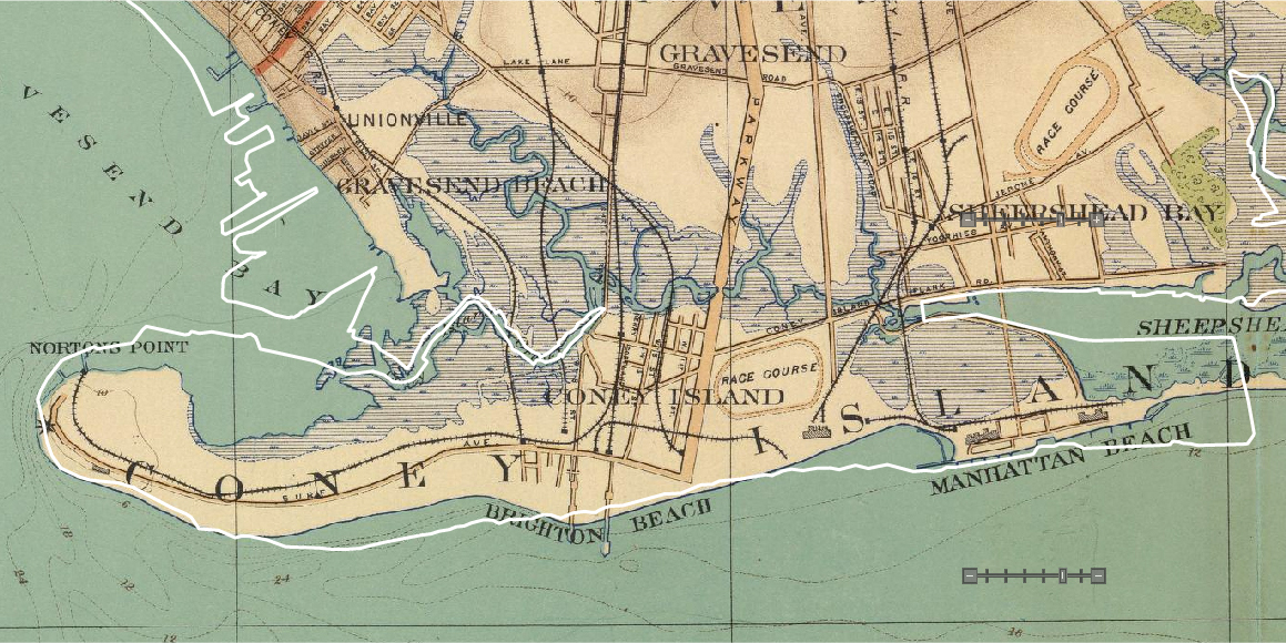 Coney Island New York Map - Map