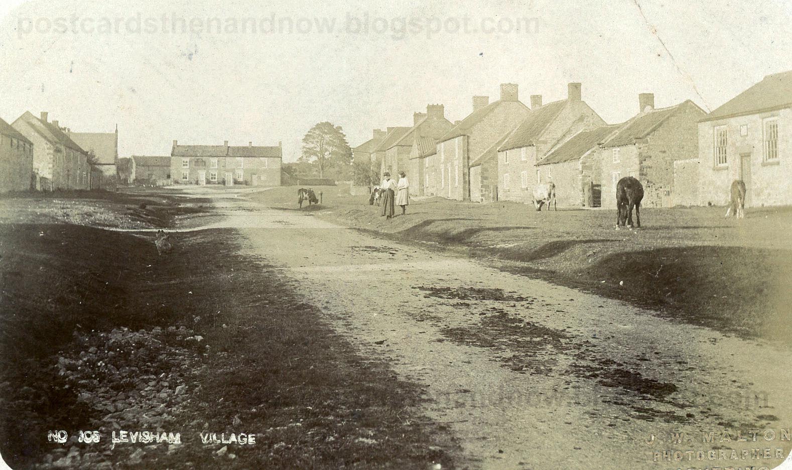 Postcards Then and Now: Levisham, Near Pickering, North Yorkshire c1910