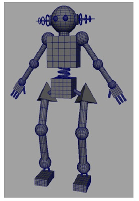 Introduction to 3D Animation: Week 1 3D Lab 2 (Primitive Robot)