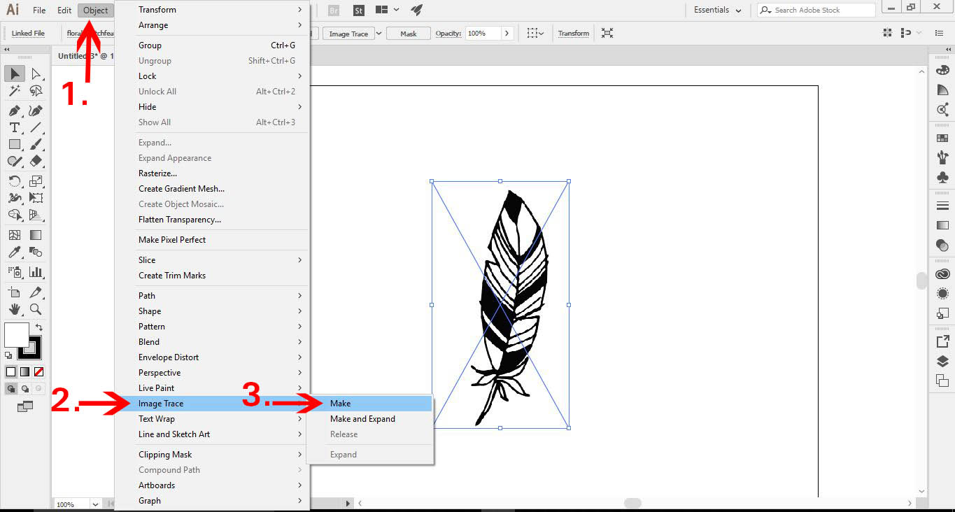 How to Vectorize a Drawing in Illustrator | Design Bundles