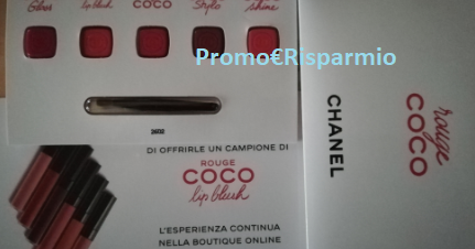PROMO€RISPARMIO: Campioni omaggio Rouge Coco Chanel: in consegna ...