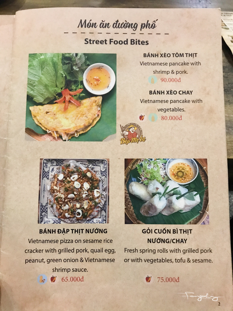 Bep Me In Menu @ Ho Chi Minh - FENNYSHARING