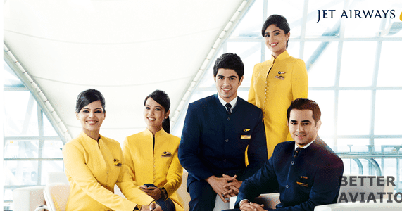 Jet Airways Air Hostess Uniform