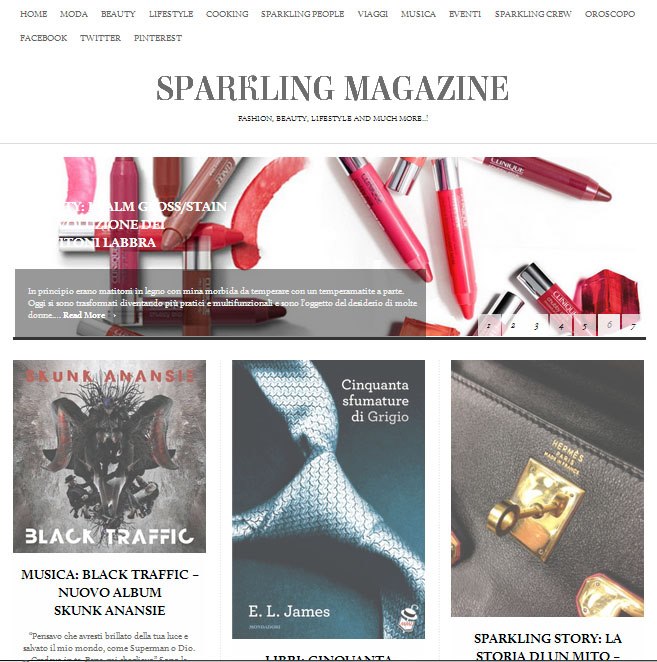 Inciampando nel Fashion..: Sparkling Magazine